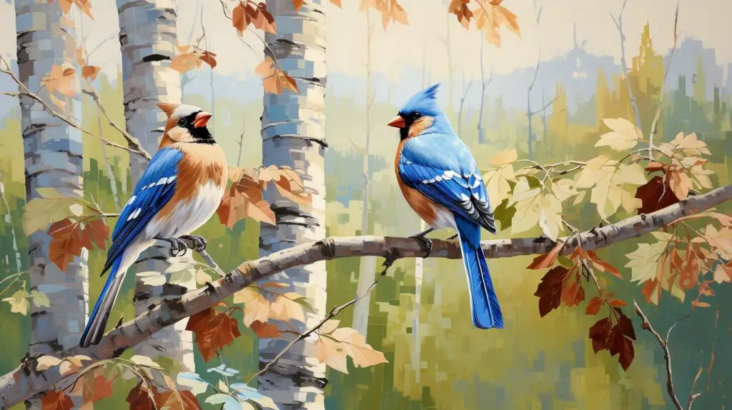 Seeing a Blue Jay and Cardinal Together: Nature's Colorful Duo