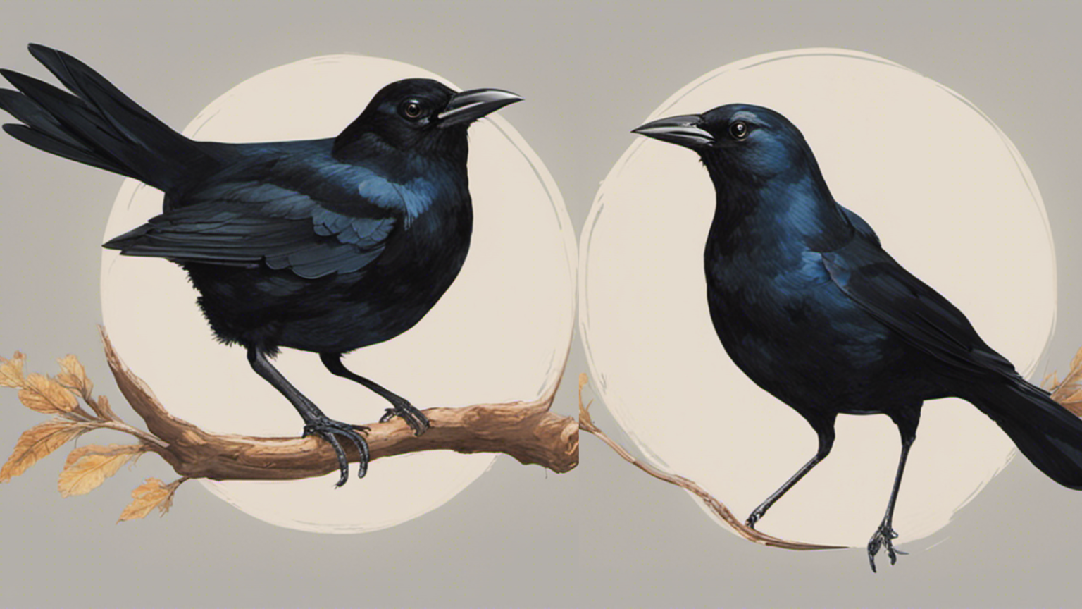 What Is The Difference Between Blackbirds And Crows? - Chirper Birds